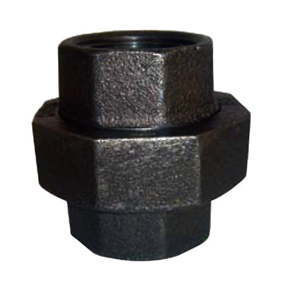1/4" Black Malleable Iron Unions – Mainline Collection