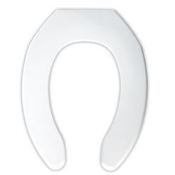 Commercial Elongated Plastic Seat - White – Mainline Collection