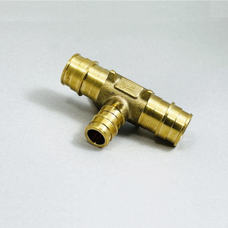 1" x 1" x 3/4" F1960 Brass Cold Expansion Pex Tee Lead Free – Mainline ...